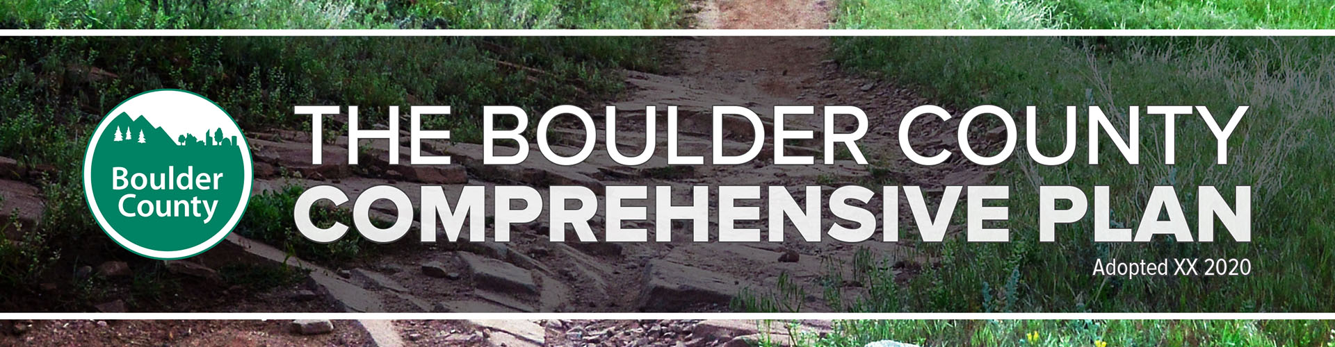 Boulder County Comprehensive Plan Document Redesign Update BCCP-20-0002 ...