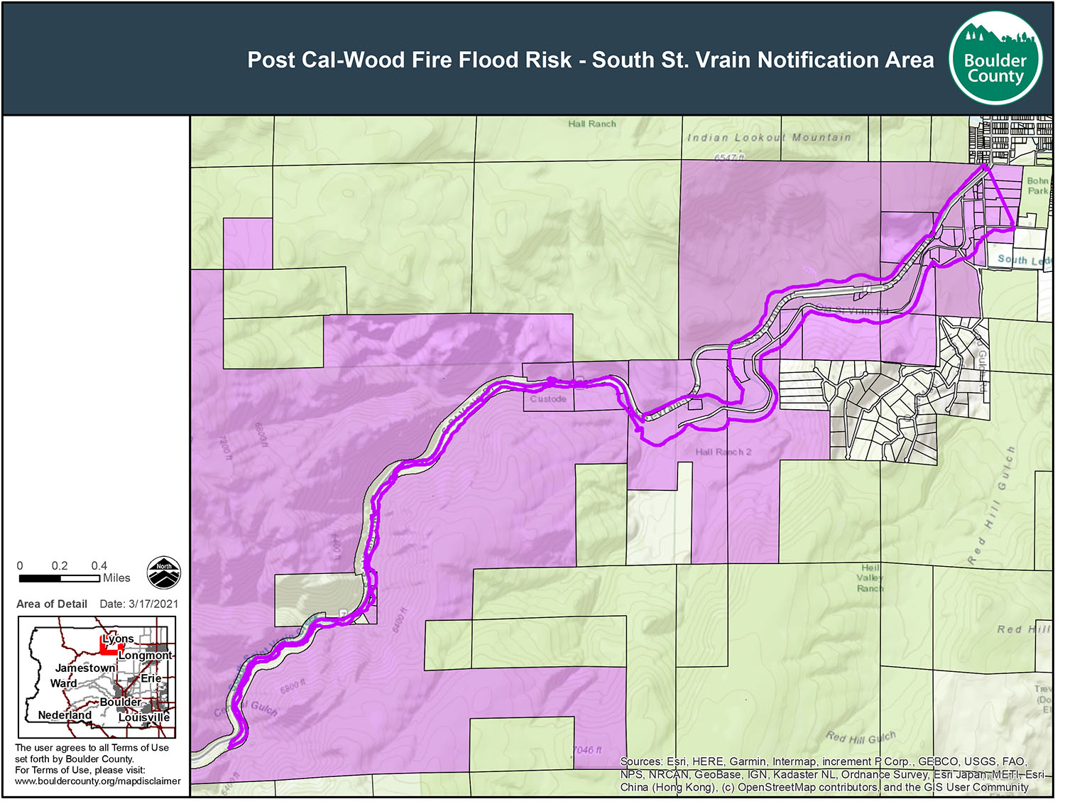 Boulder Co Flood Zone Map