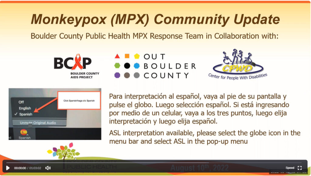 Mpox/Monkeypox - Boulder County