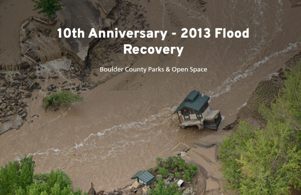 Open Space Flood Recovery Projects - Boulder County