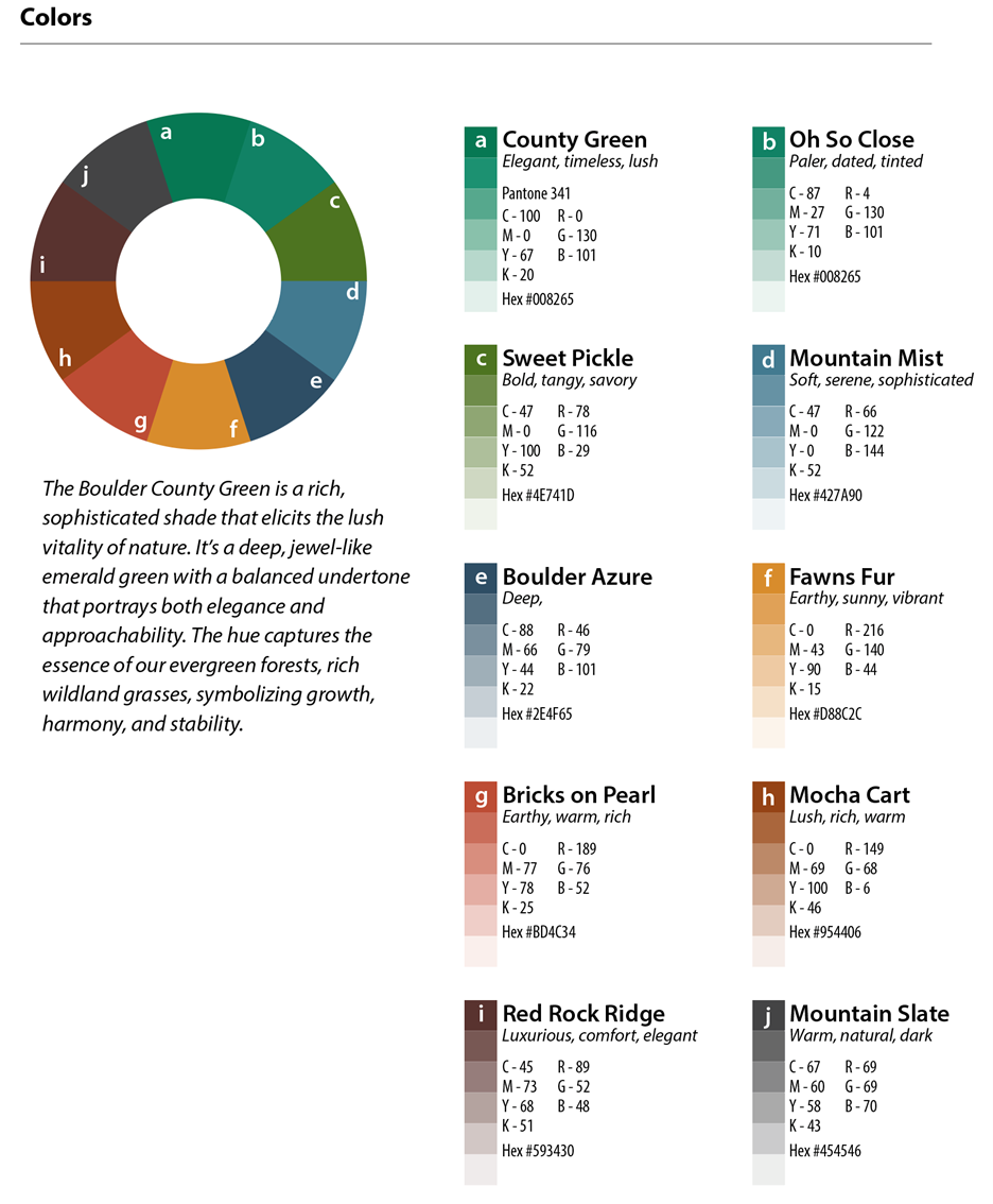 Boulder County Branding Guidelines - Boulder County