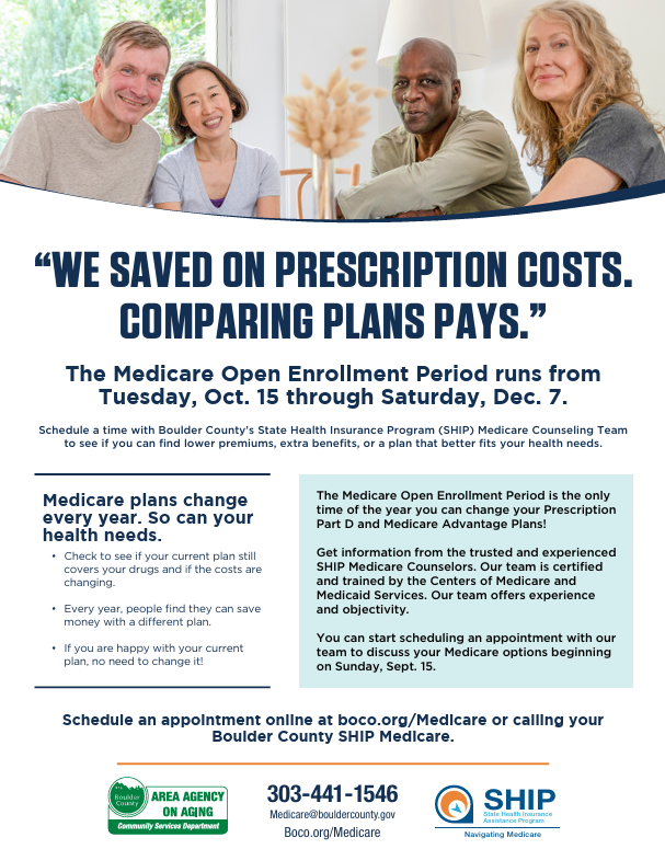 Medicare Counseling - Boulder County